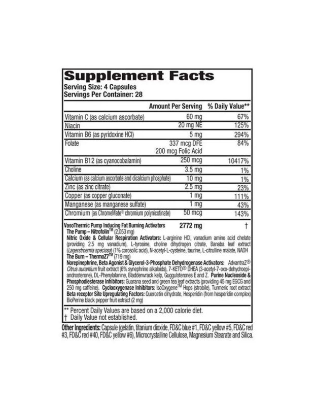 MHP Anadrox Pump & Burn 112 Cápsulas – Súper Suplementos Deportivos