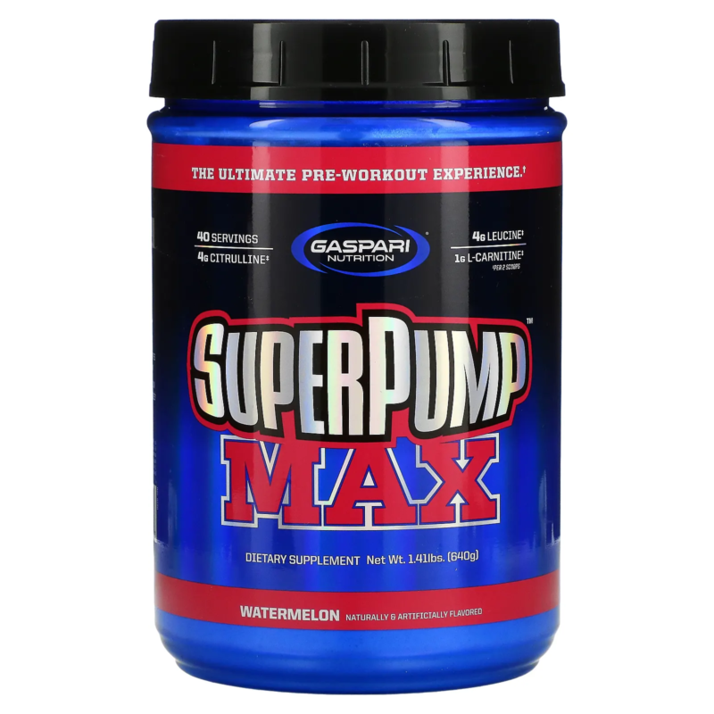 GASPARI Super Pump Max 40 Servicios (pre entrenamiento) – Súper ...