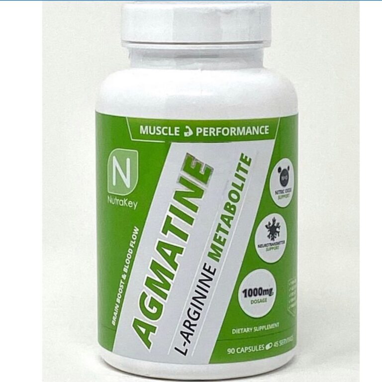 NUTRAKEY Agmatina 90 cápsulas. – Súper Suplementos Deportivos