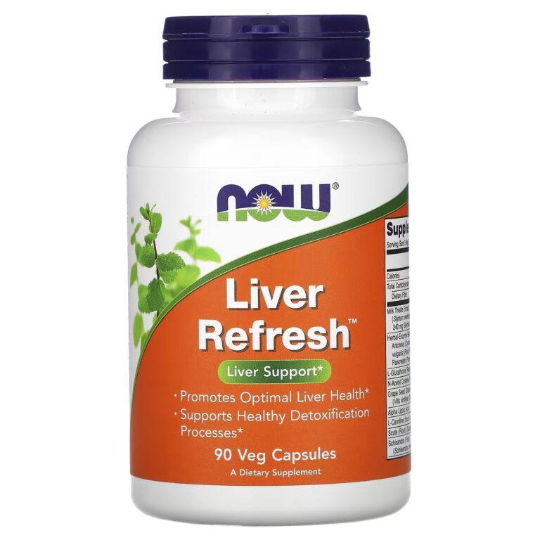 NOW Liver Refresh 90 Cápsulas. (Soporte Hepático) – Súper Suplementos ...