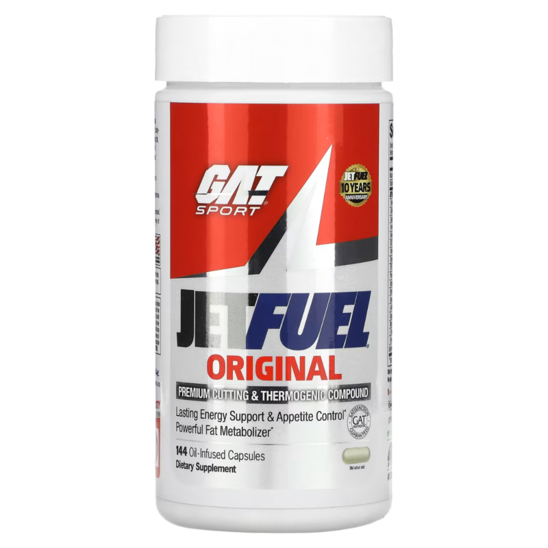 GAT JETFUEL ORIGINAL 144 Cápsulas. Termogénico – Súper Suplementos ...